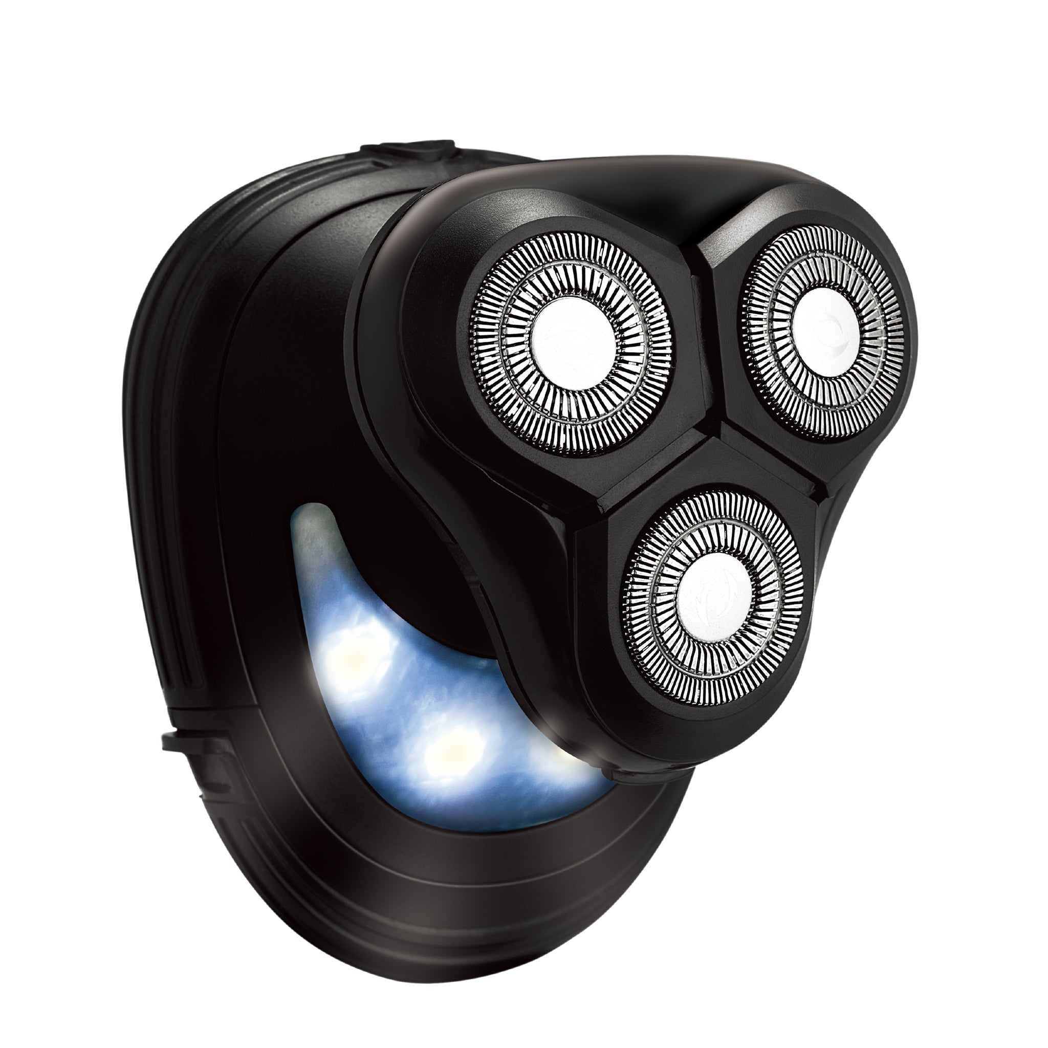 Ergonomic 3-Head Rotary Shaver – Groom Essentials
